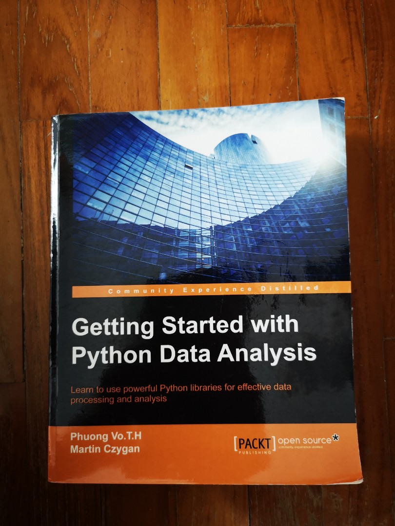 Getting Started with Python Data Analysis, Computers & Tech, Office ...