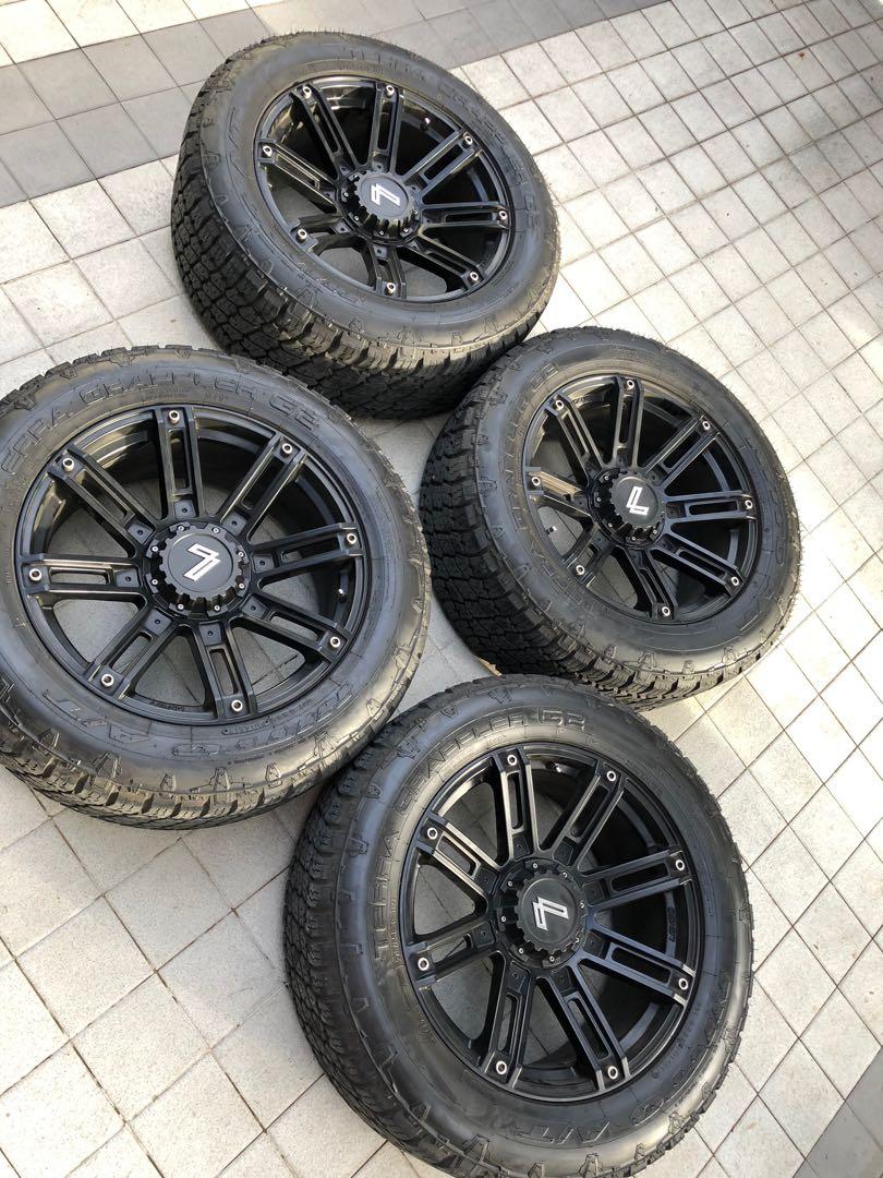 Lenso 20-inch Mags Rims with Nitto Terra Grapper G2 275/55/R20, Car ...
