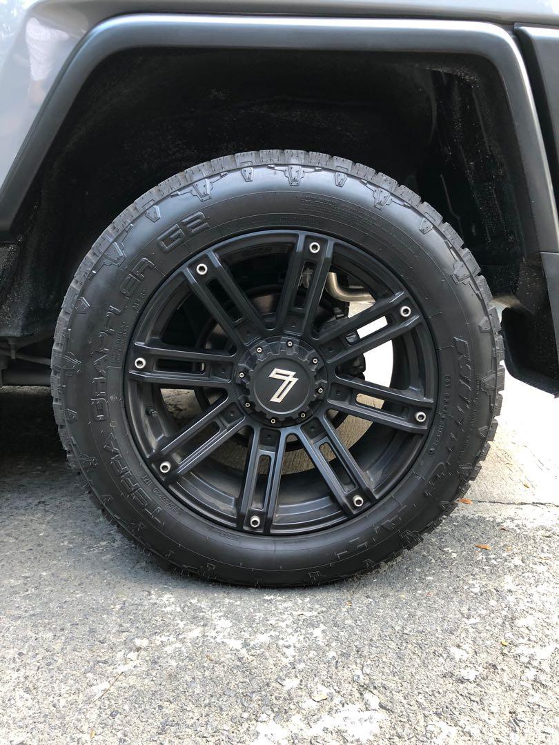 Lenso 20-inch Mags Rims with Nitto Terra Grapper G2 275/55/R20, Car ...