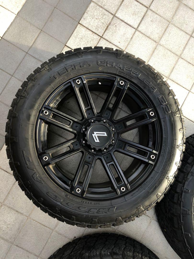 Lenso 20-inch Mags Rims with Nitto Terra Grapper G2 275/55/R20, Car ...