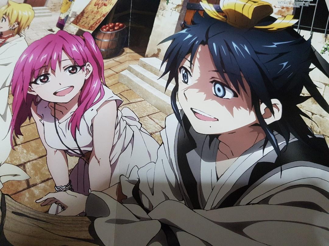 Magi the Labyrinth of magic and Yowamushi Pedal A3 poster, Hobbies ...