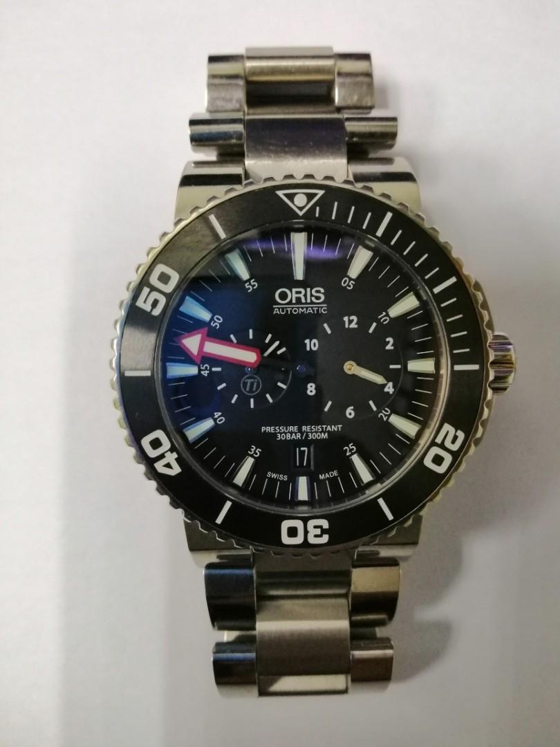 Oris Aquis Regulateur Titanium, Luxury, Watches on Carousell
