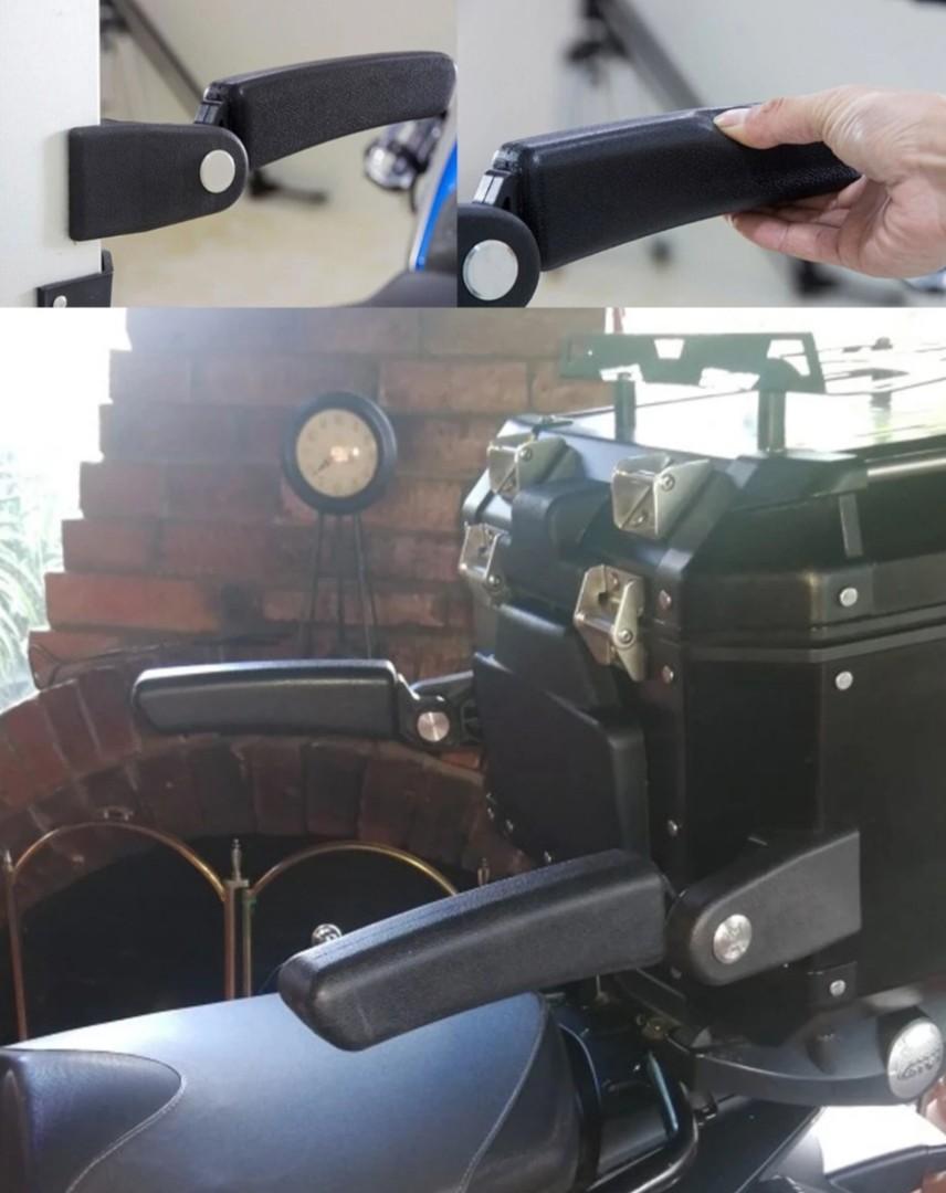 Pillion Arm Rest & Backrest Pad Kappa K-Venture Givi Touratech Hepco ...