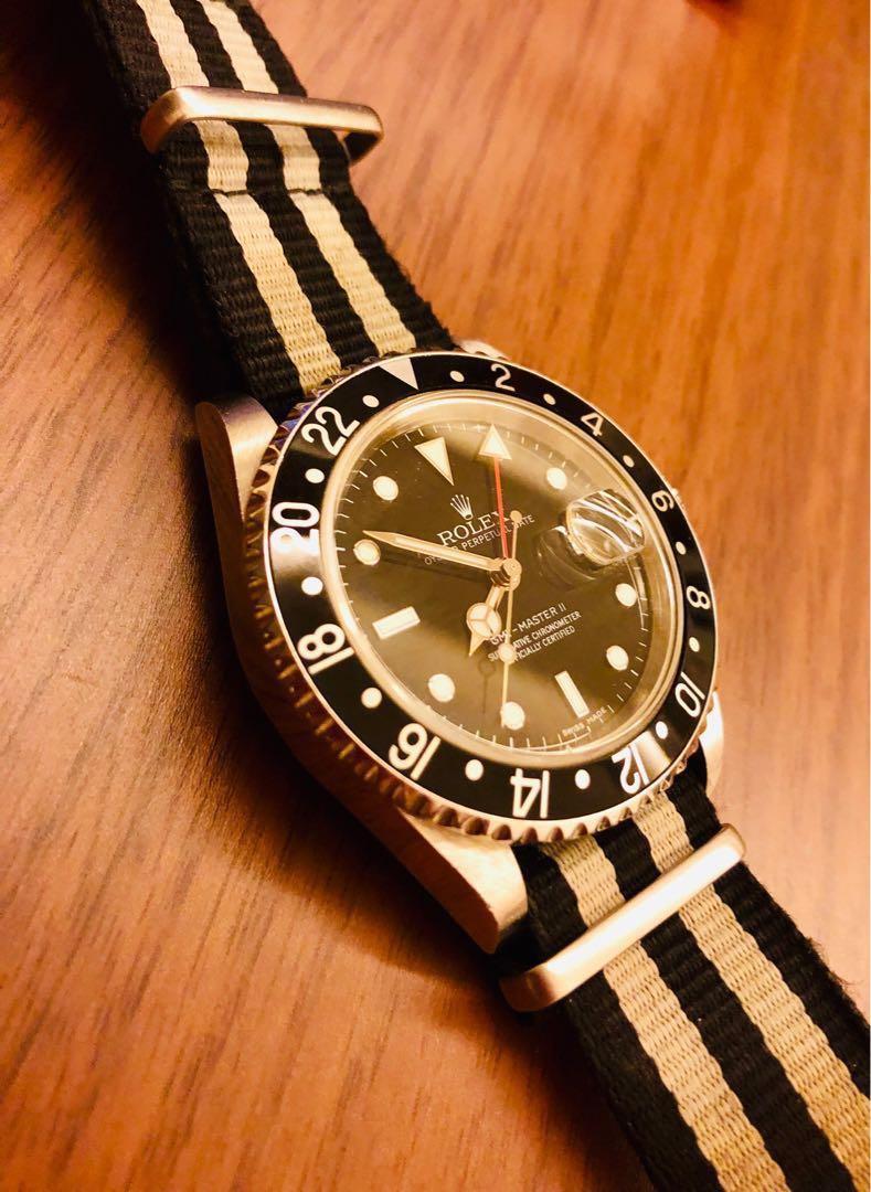 Rolex GMT2 with rare stick dial, Luxury, Watches on Carousell