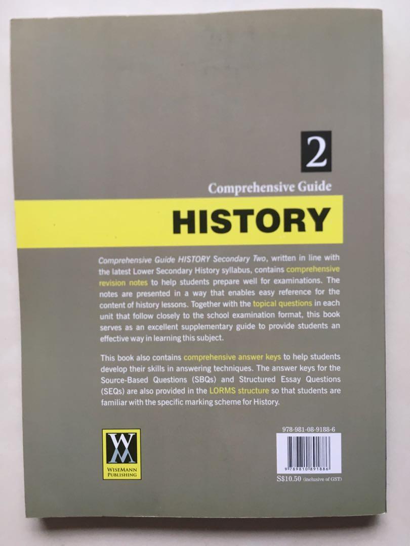 Secondary 2 Comprehensive History Guide, Hobbies & Toys, Books ...