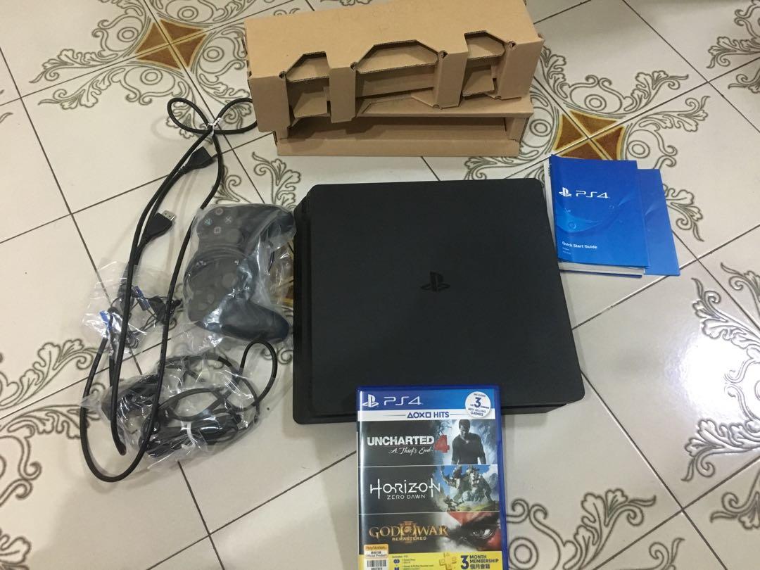 Sony PS4 JET BLACK 500GB, Video Gaming, Video Game Consoles ...