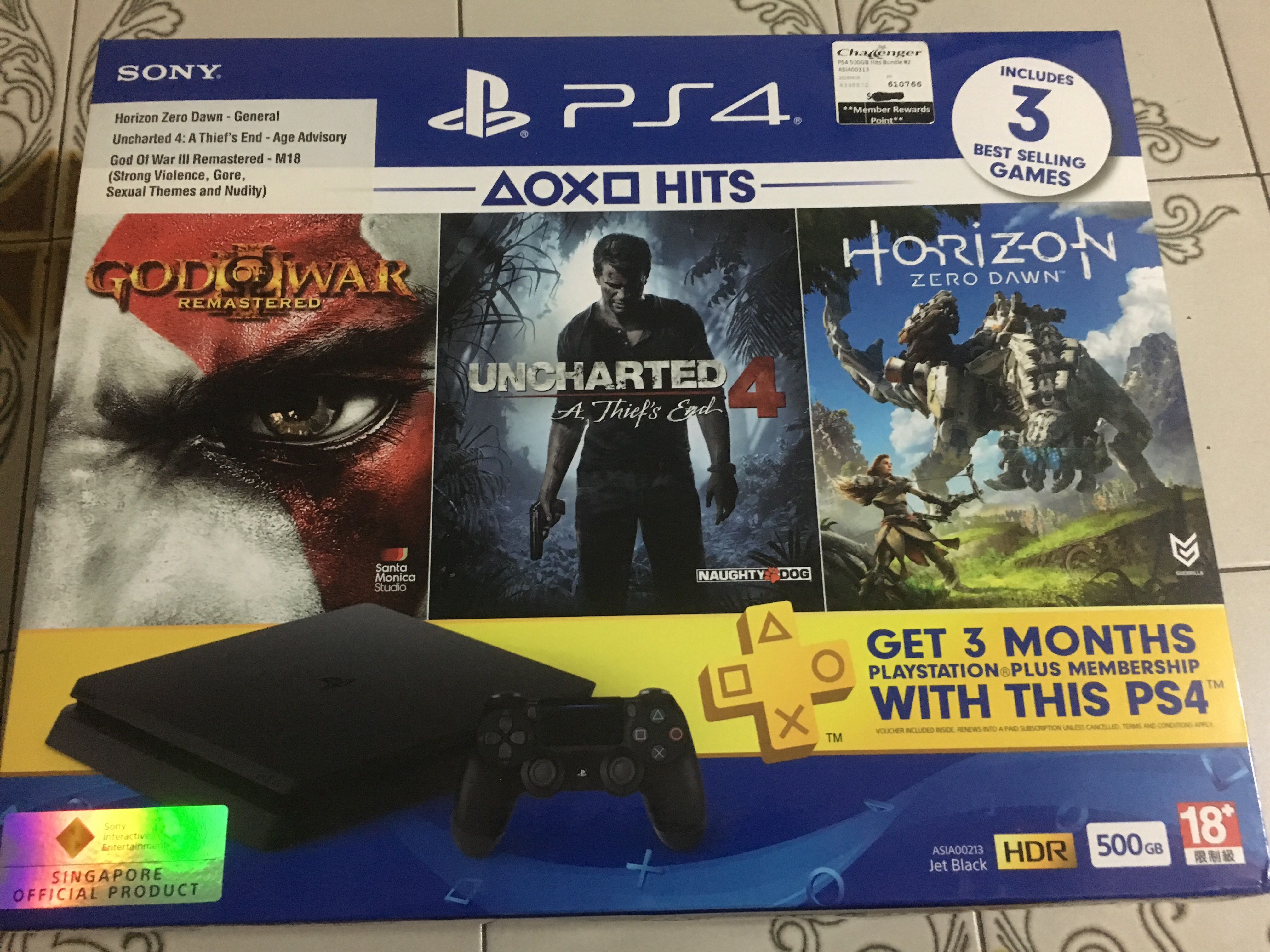 Sony PS4 JET BLACK 500GB, Video Gaming, Video Game Consoles ...