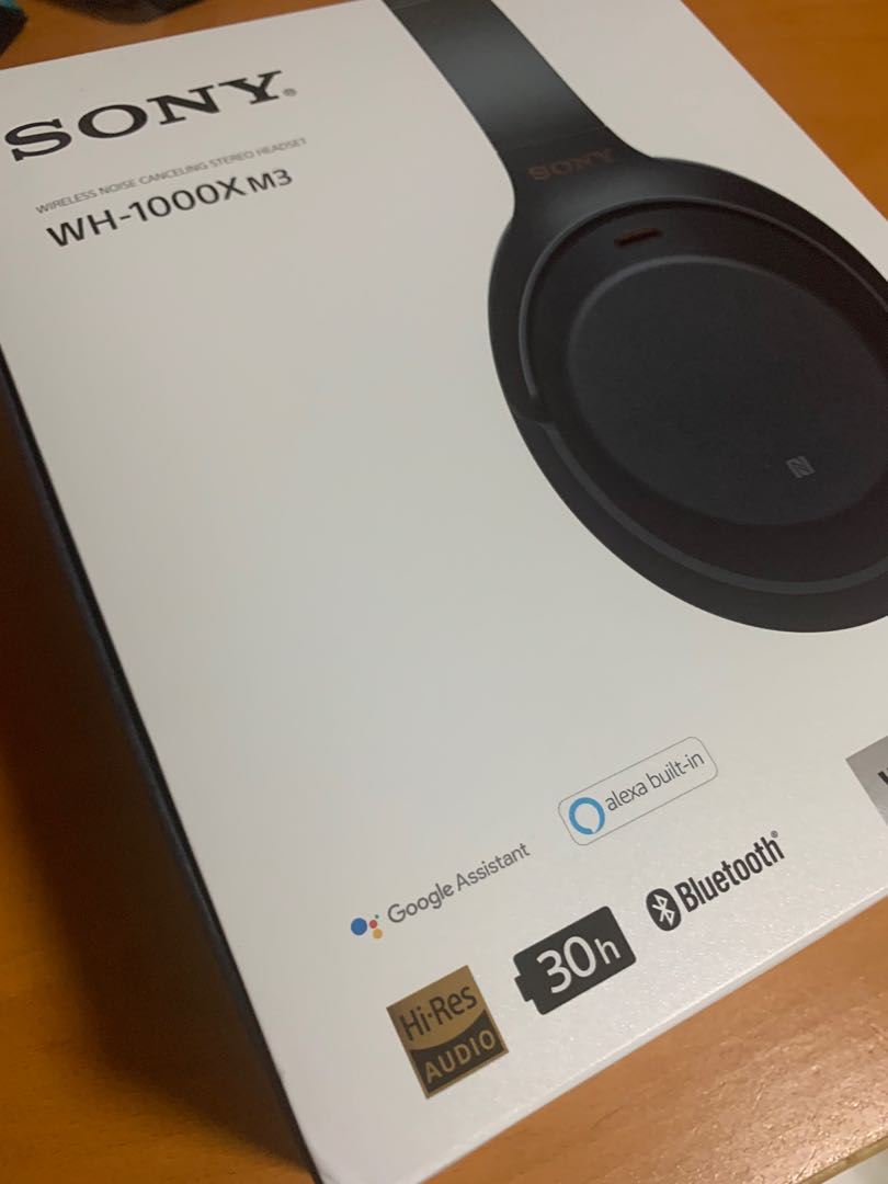 SONY WH-100X M3 Wireless Noise Canceling Stereo Headset, Audio ...