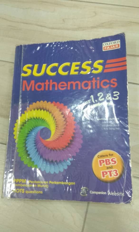 SUCCESS MATHEMATICS FORM 1,2&3 PBS & PT3, Hobbies & Toys, Books ...