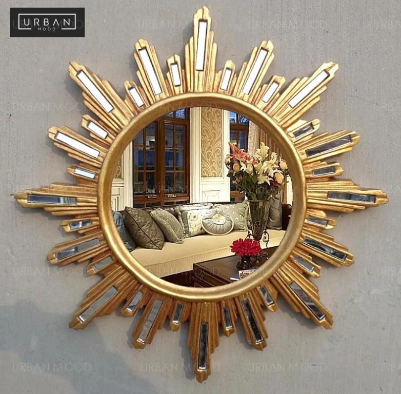 THEA Sunbeam Mirror Wall Art Deco, Furniture & Home Living, Home Decor ...