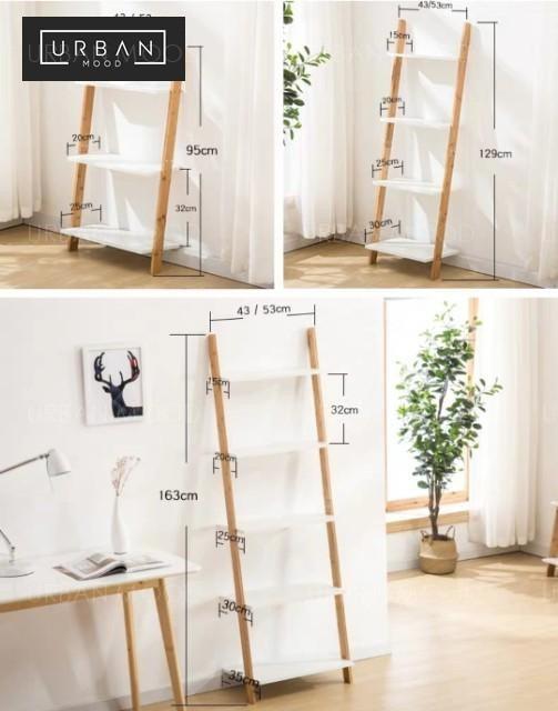 WALLY Natural Wood Display Storage Rack, Furniture & Home Living ...