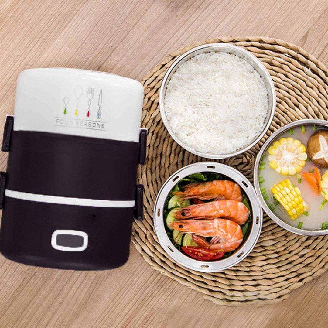 3 Layer Lunch Box - Rice Cooker - Steamer - Food Heater Pot 2L, Hobbies ...