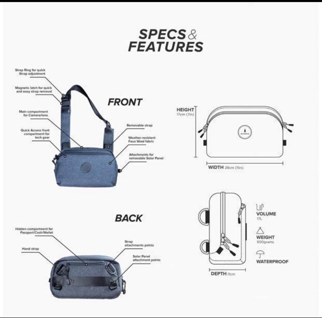 Alapaka go sling pro, Men's Fashion, Bags, Sling Bags on Carousell