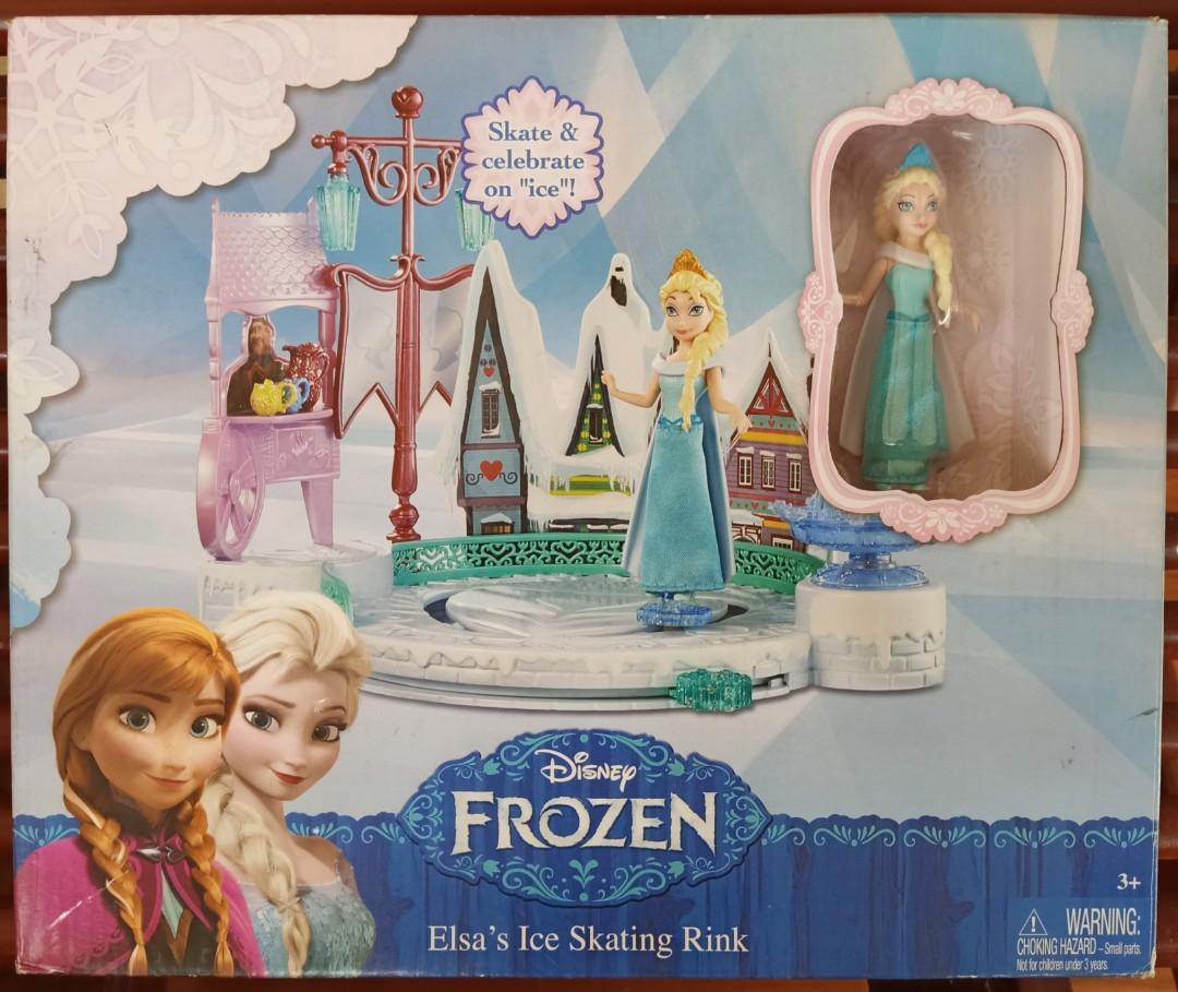 Bnew Disney Frozen Elsa's Ice Skating Rink by Mattel, Hobbies & Toys ...