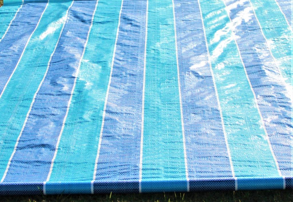 Canvas (Korea) 12 ' x 20 ' Ready Made PE Tarpaulin Sheet (Blue White ...