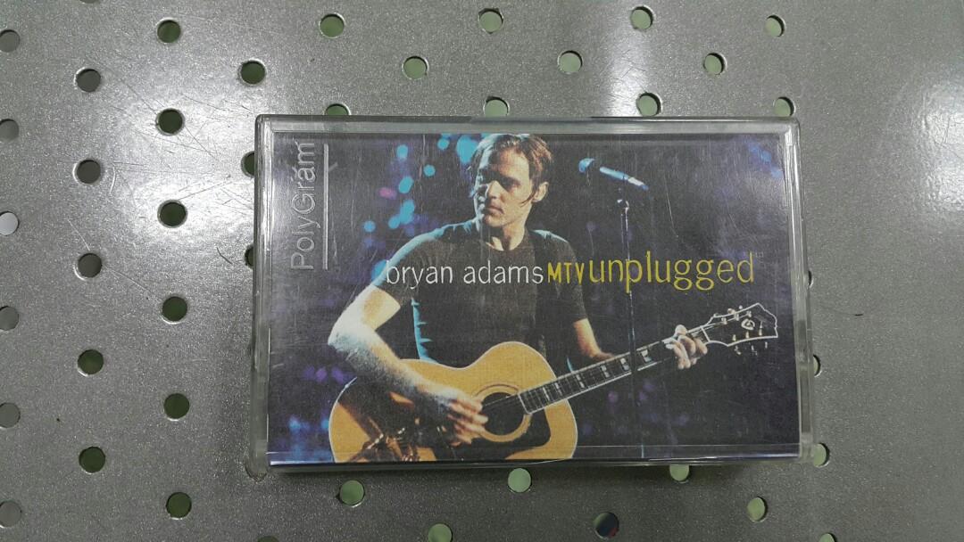 (Cassette) Bryan Adams MTV Unplugged, Hobbies & Toys, Music & Media, CDs & DVDs on Carousell