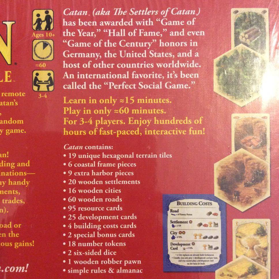 Catan board game (NOT FAKE), Hobbies & Toys, Toys & Games on Carousell