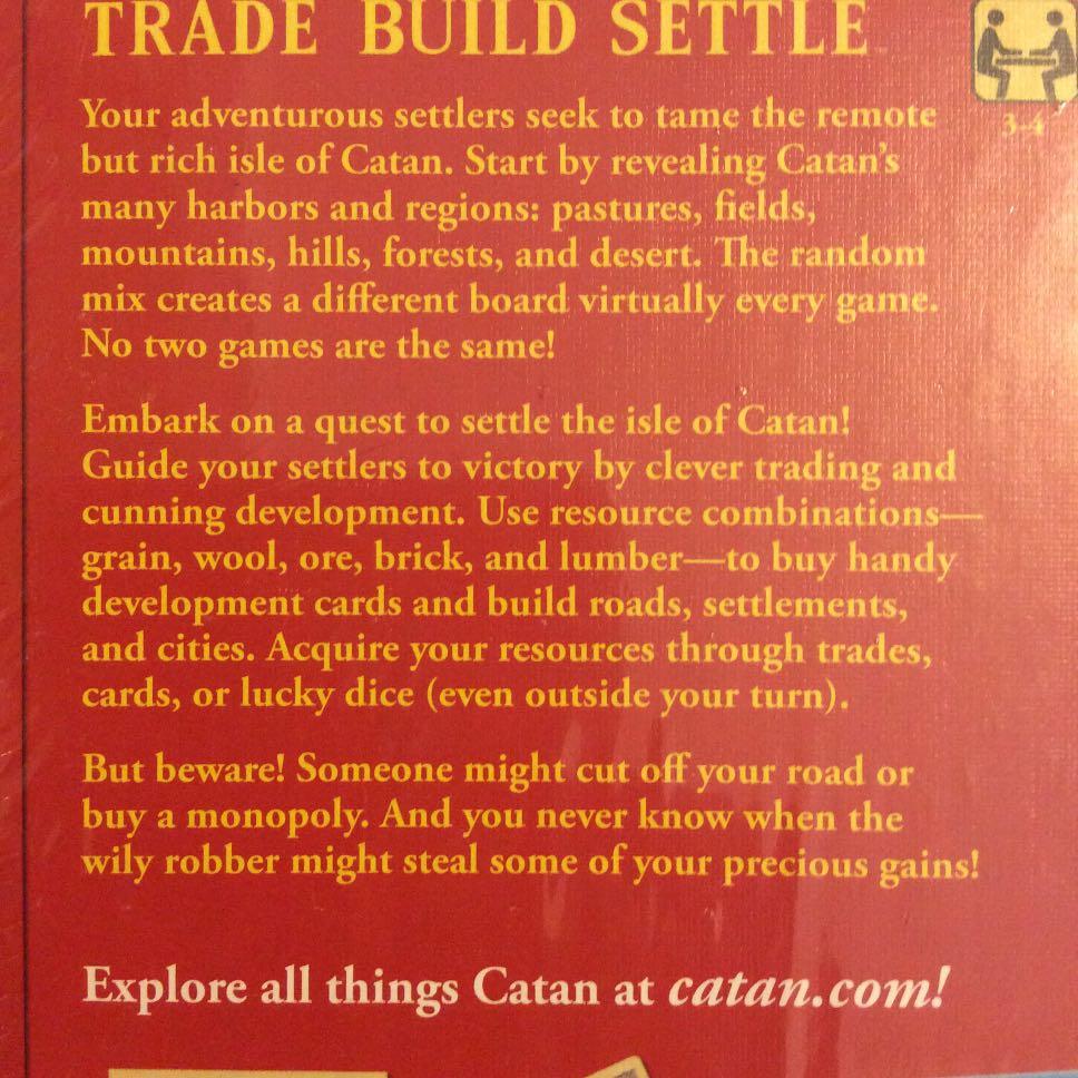 Catan board game (NOT FAKE), Hobbies & Toys, Toys & Games on Carousell