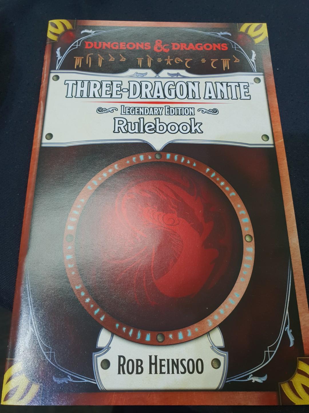 D&D Three-Dragon Ante (Legendary Edition), Hobbies & Toys, Toys & Games ...