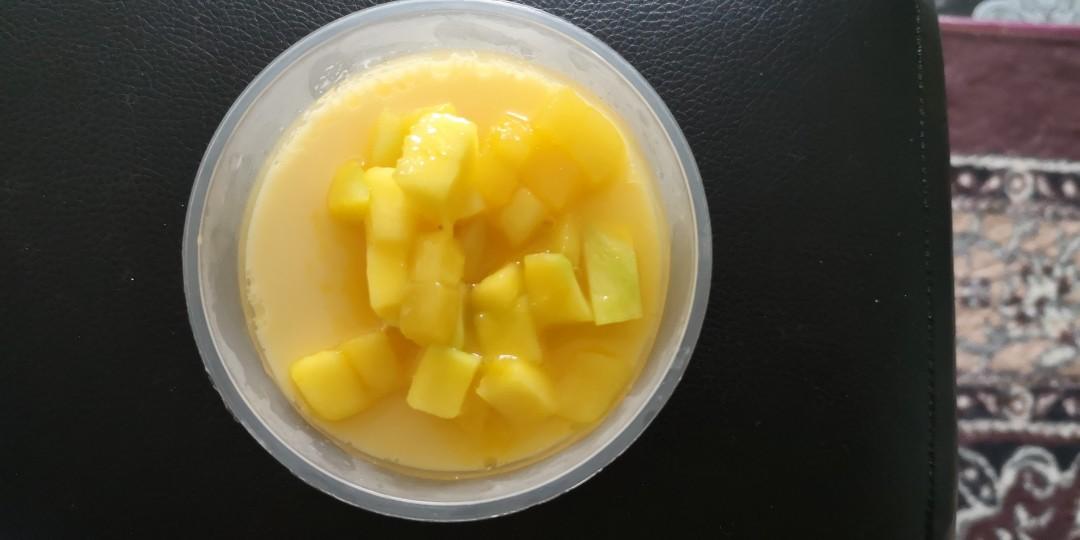 dessert : dadih mangga | puding susu mangga | doorgift, Food & Drinks ...
