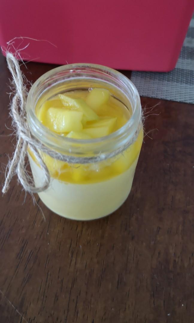 dessert : dadih mangga | puding susu mangga | doorgift, Food & Drinks ...
