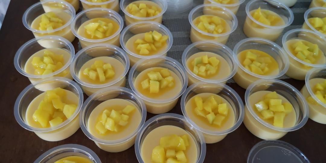 dessert : dadih mangga | puding susu mangga | doorgift, Food & Drinks ...