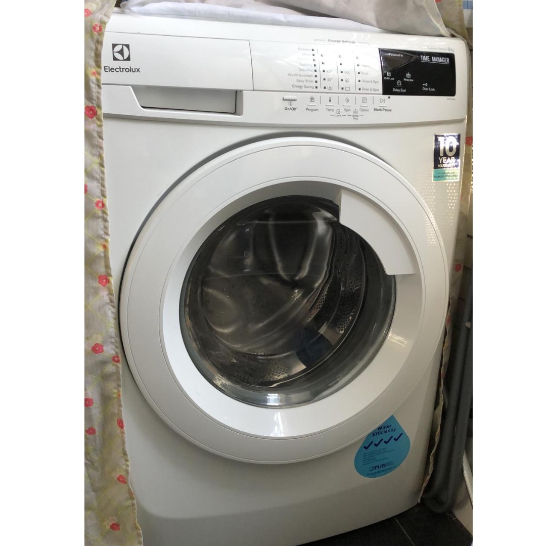 Electrolux EWF10843 8kg Front Load washing machine, TV & Home ...