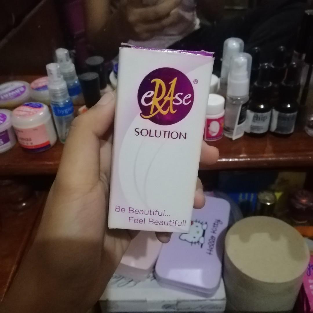 Erase Solution 20ML, Beauty & Personal Care, Face, Face Care on Carousell