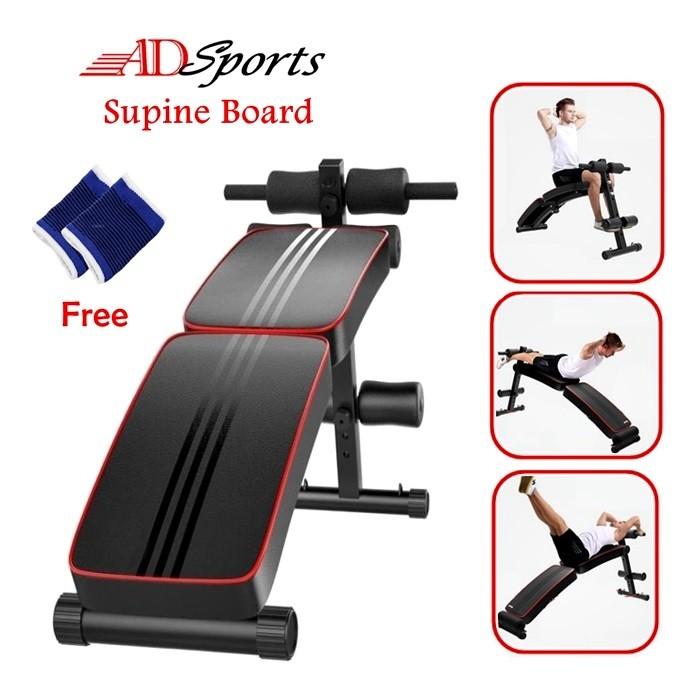 FOLDING PORTABLE MULTI-FUNCTION ABDOMINAL SUPINE BOARD FITNESS MACHINE ...