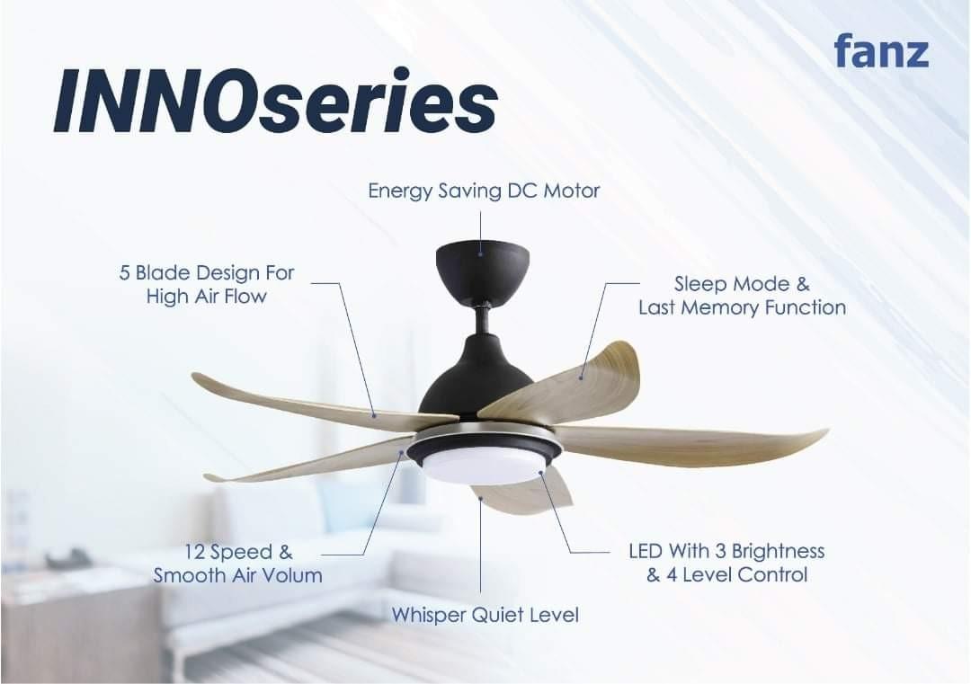 Inno series Fanz Ceiling Fan, Furniture & Home Living, Lighting & Fans ...