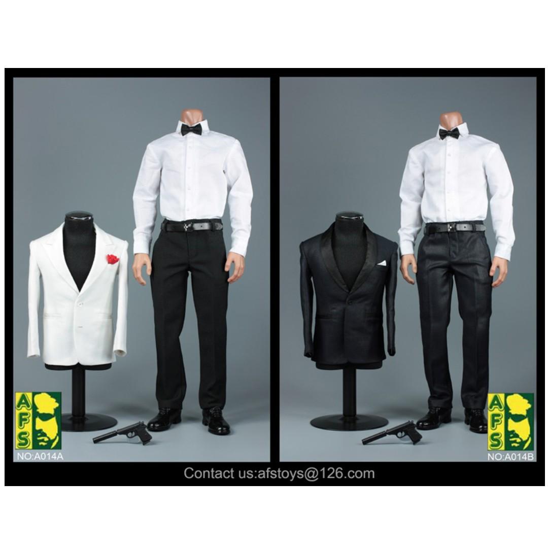 [LAST-1] A014B - 1/6th Scale Royal Agent Suit Set (Dark Blue), Hobbies ...