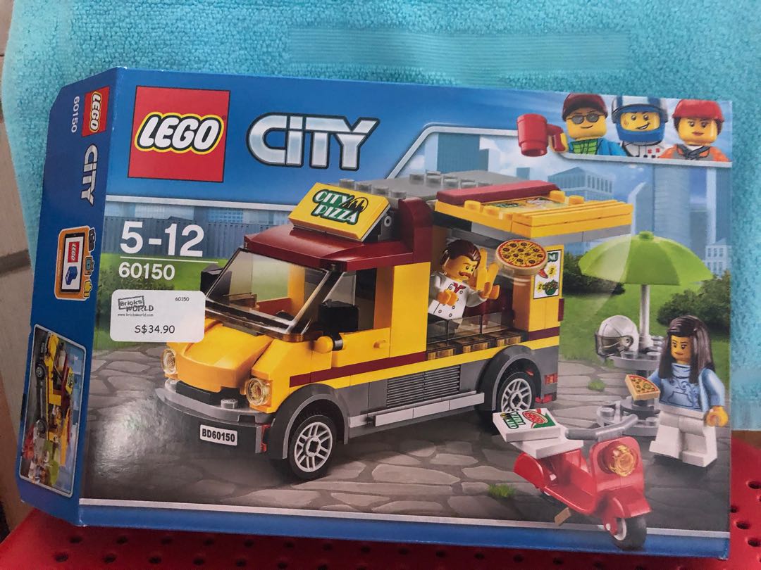 LEGO 60150 Pizza Van, Hobbies & Toys, Toys & Games on Carousell