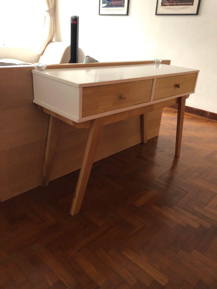 Mid-century modern Study Table, Furniture & Home Living, Furniture ...