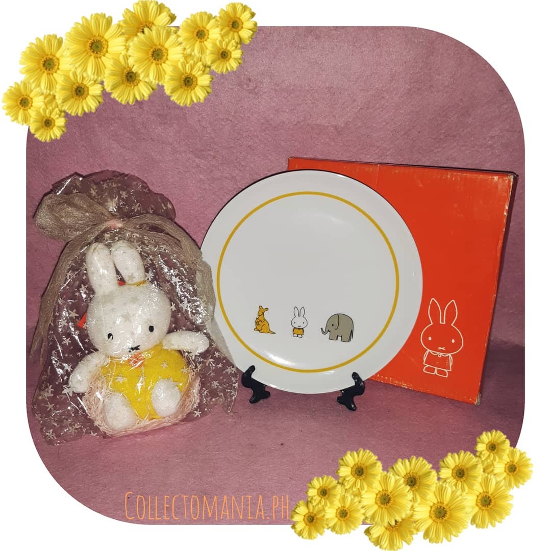 MIFFY plushie & plate set, Hobbies & Toys, Toys & Games on Carousell