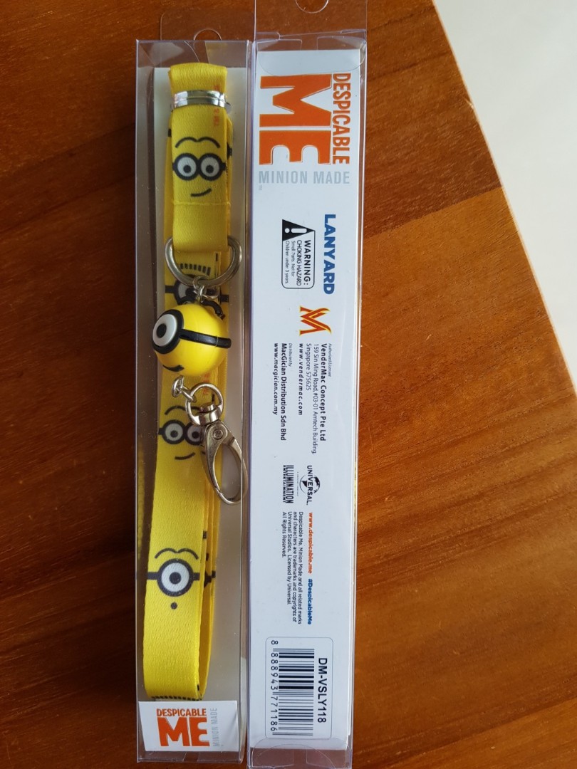 Minion Despicable Me Lanyard, Hobbies & Toys, Stationery & Craft ...