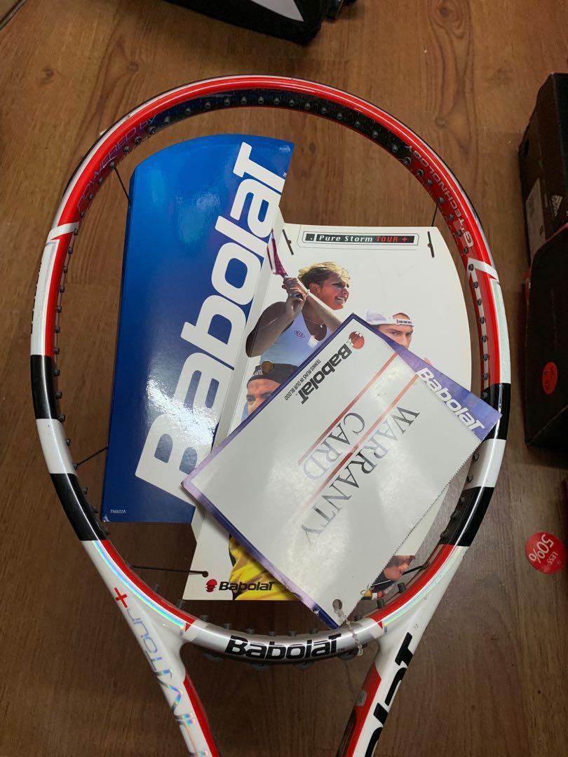 Batch 2 Babolat New Old Stock Tennis Racket, Sports, Sports & Games ...