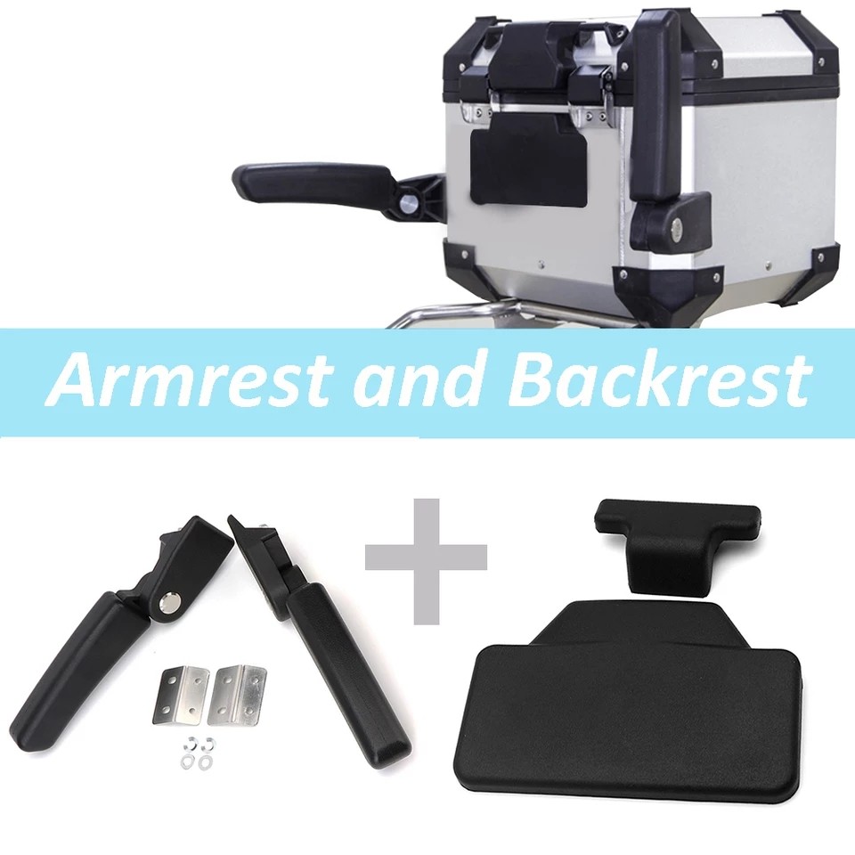 Pillion Arm Rest & Backrest Pad Kappa K-Venture Givi Touratech Hepco ...