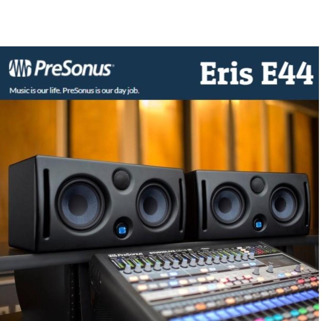 PreSonus Eris E44 Powered Studio Monitors, Pair (ErisE44), Audio ...
