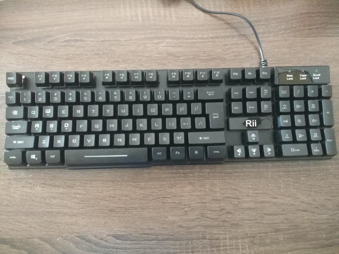 Rii Rk100 gaming keyboard #MRTSengkang, Computers & Tech, Parts ...