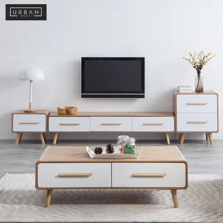 SAYURI Japanese Zen TV Console Coffee Table, Furniture & Home Living ...