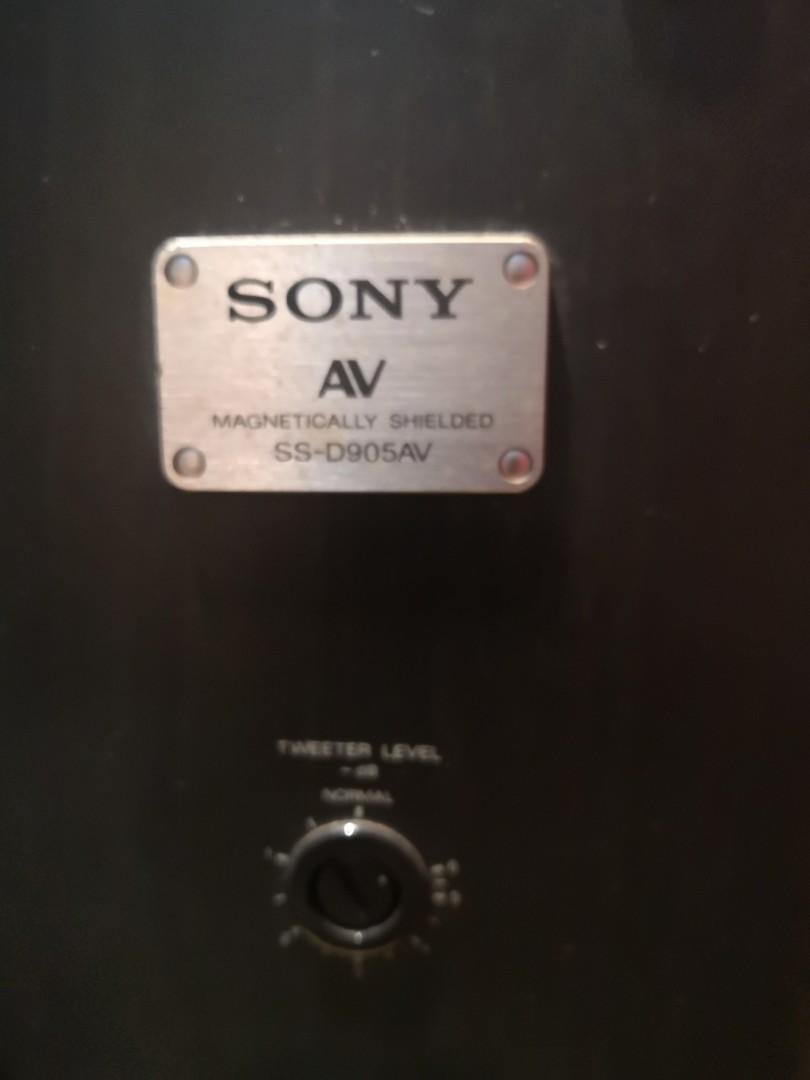 SSD905AV sony magnetic shielded speakers made in japan, Audio ...