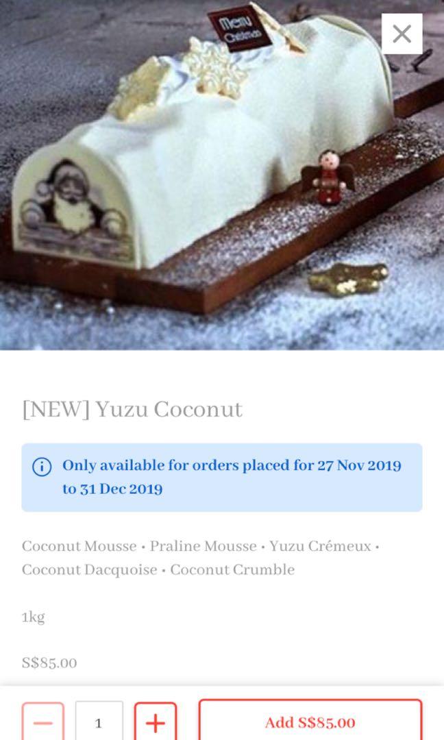 St regis log cake, Food & Drinks, Homemade Bakes on Carousell