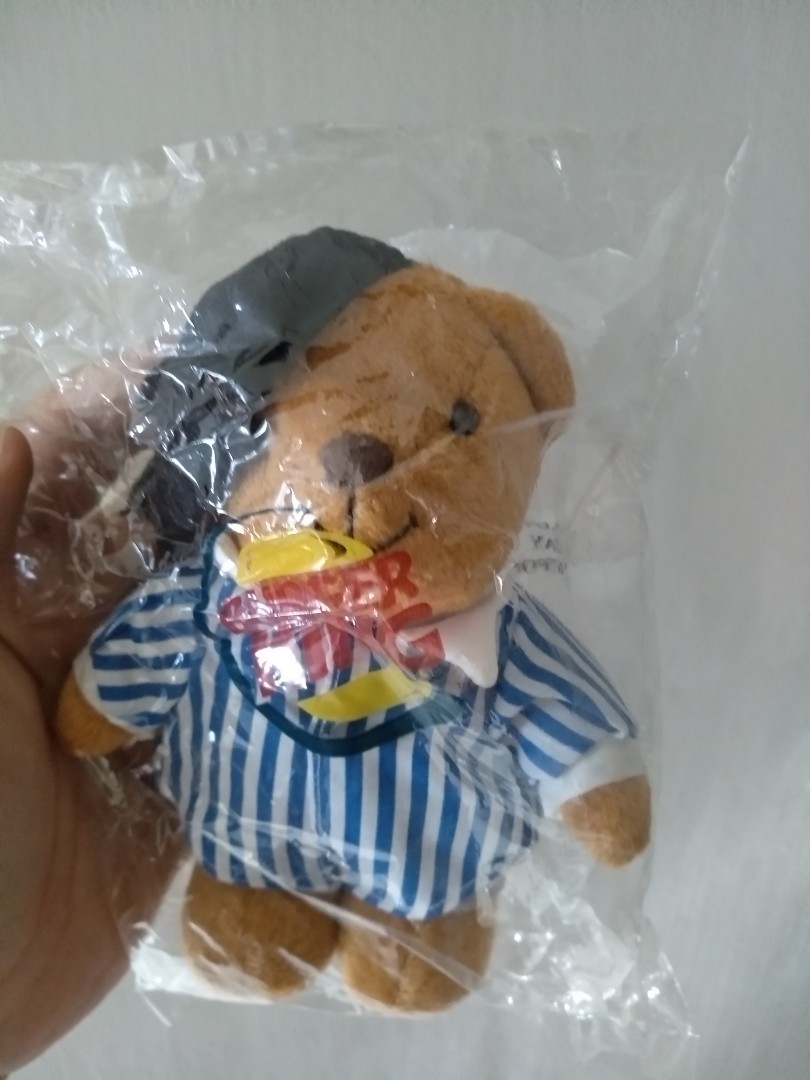 Super rare limited edition Burger King teddy bear!, Hobbies & Toys ...