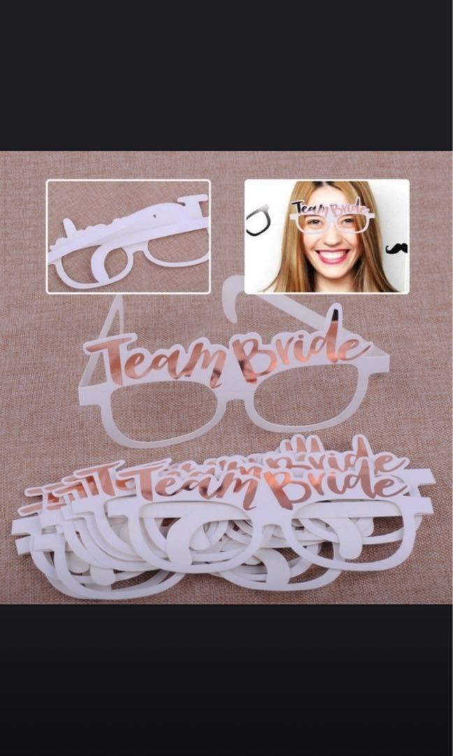 Team Bride glasses for bridesmaids and best friends, Everything Else on ...