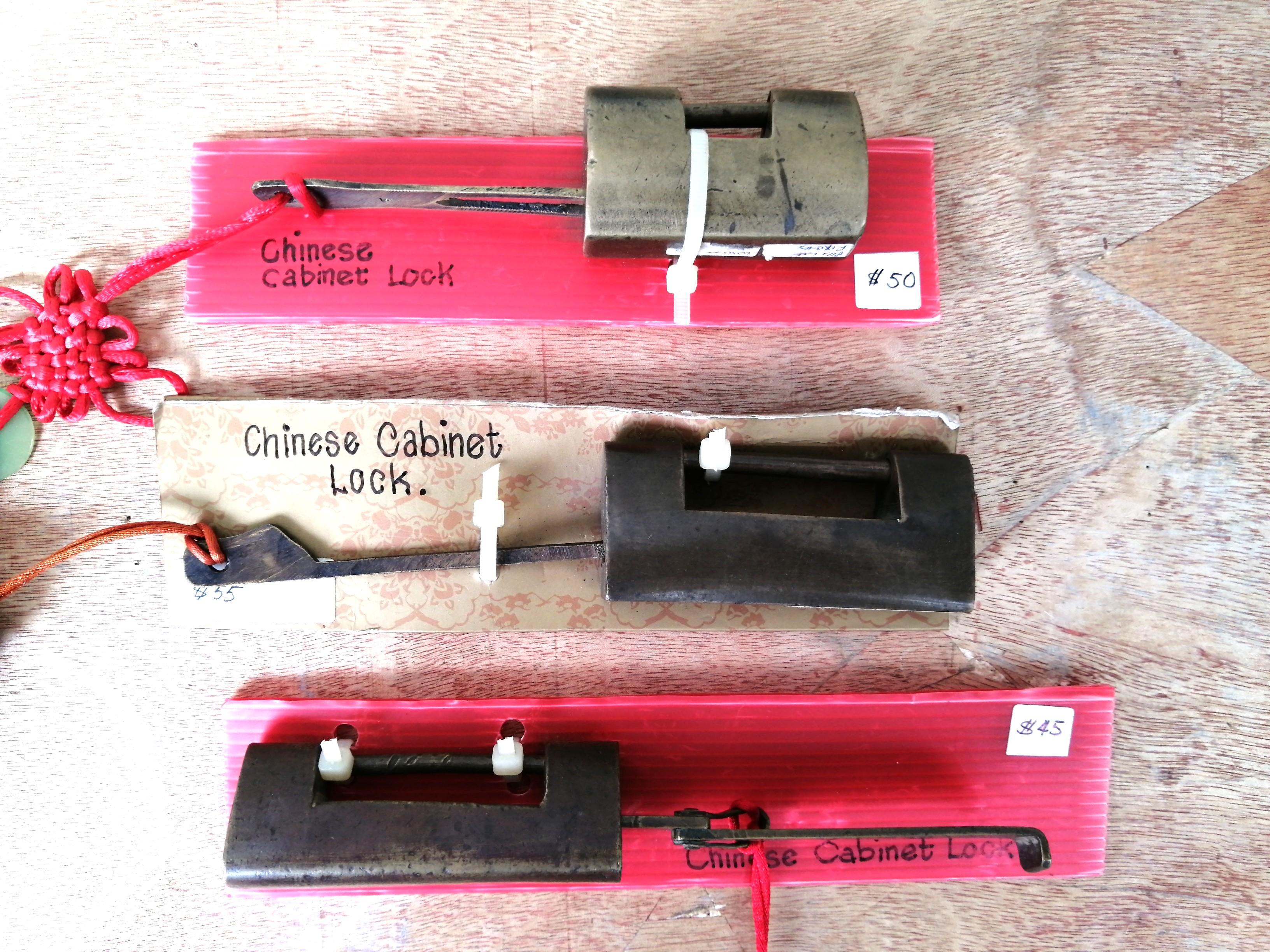 Vintage Chinese Cabinet Locks, Hobbies & Toys, Memorabilia ...