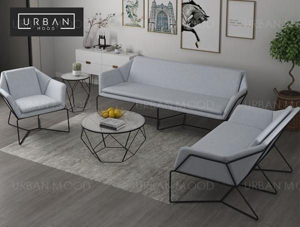 YUZURU Modern Wire Frame Sofa Set, Furniture & Home Living, Furniture ...