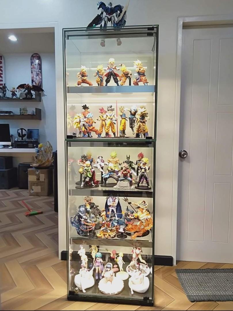 5 Layers MAC Glass Cabinet, Furniture & Home Living, Furniture, Shelves ...