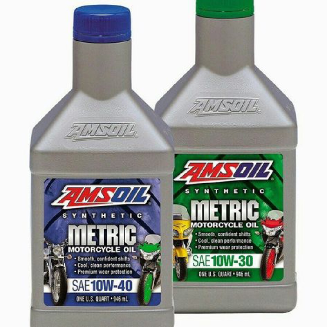 Amsoil 10W40 Metrics Fully syn, Motorcycles, Motorcycle Accessories on ...