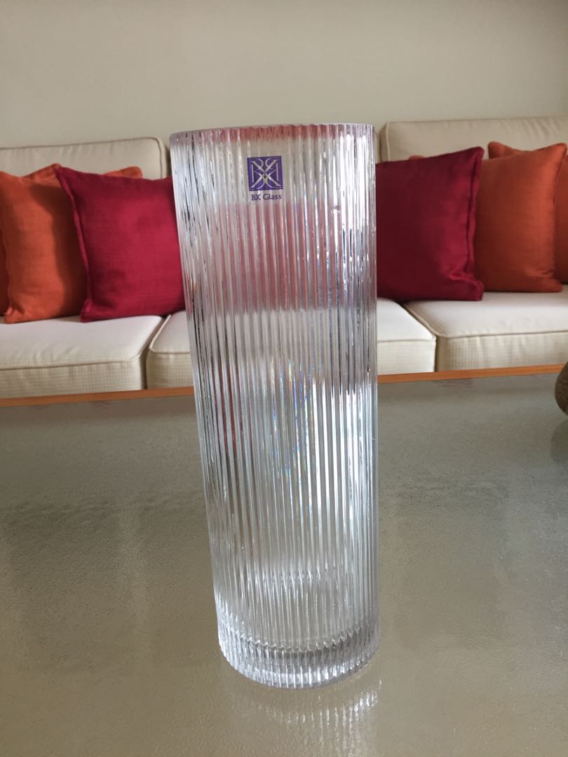 BX Glass Vase, Furniture & Home Living, Home Decor, Vases & Decorative ...