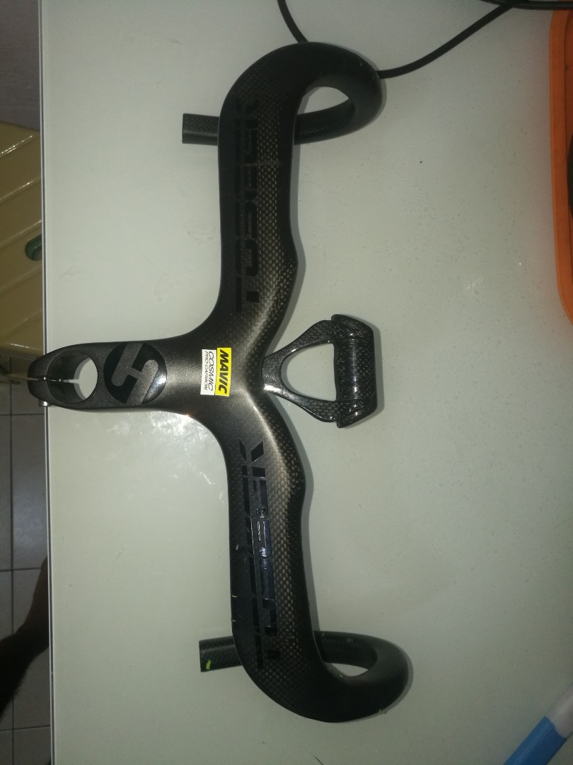 Carbon Toseek compact bar, Bicycles & PMDs, Bicycles, Fixies on Carousell